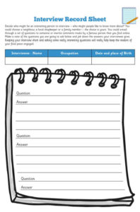 Students interview the staff! At Harbor School in Eatontown NJ